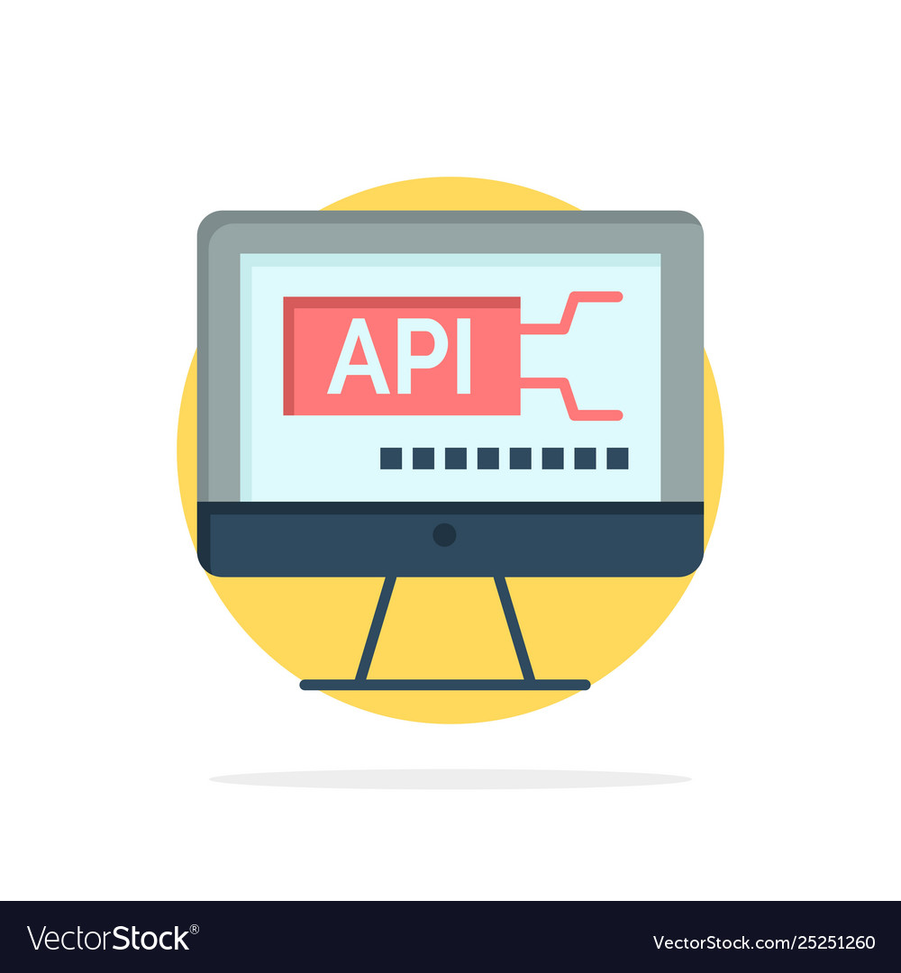 Computer code coding education abstract circle Vector Image