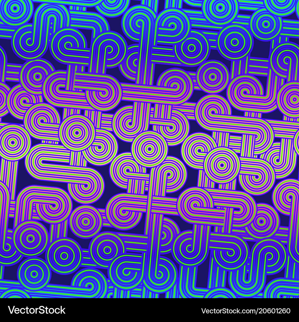 Disco party abstract seamless background trendy Vector Image