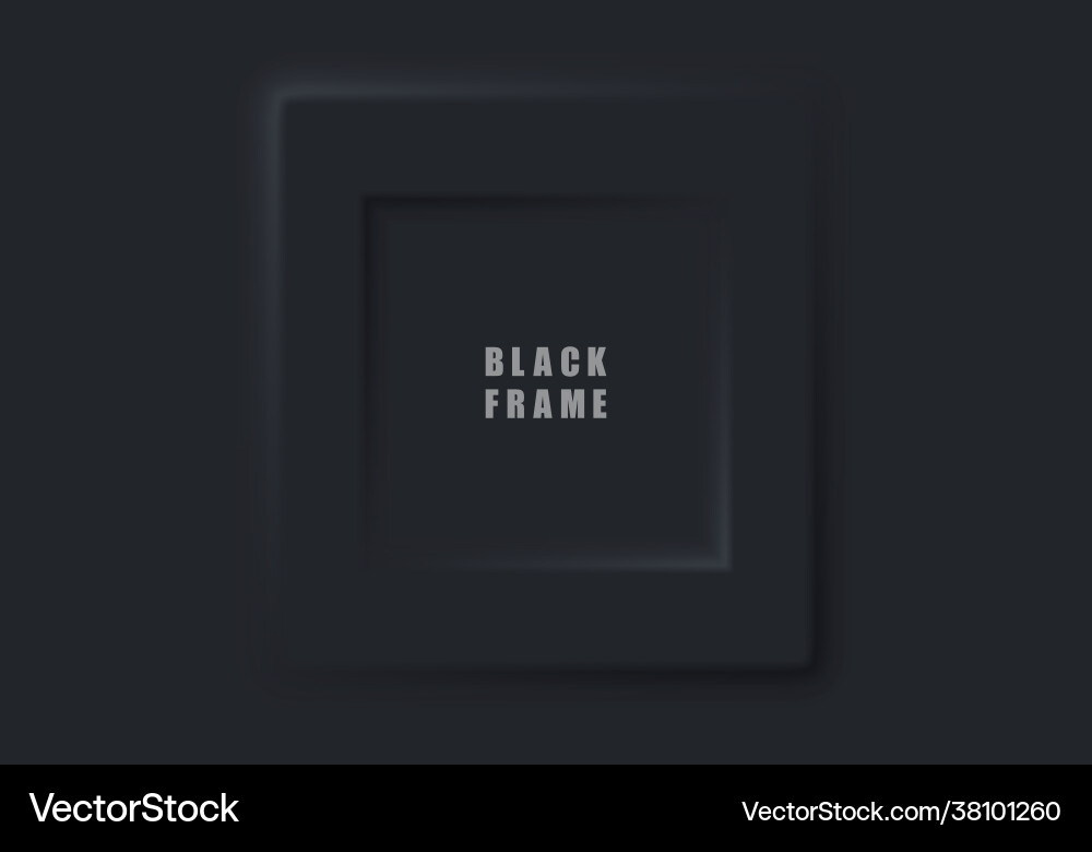 Square wall photo or picture frame modern Vector Image