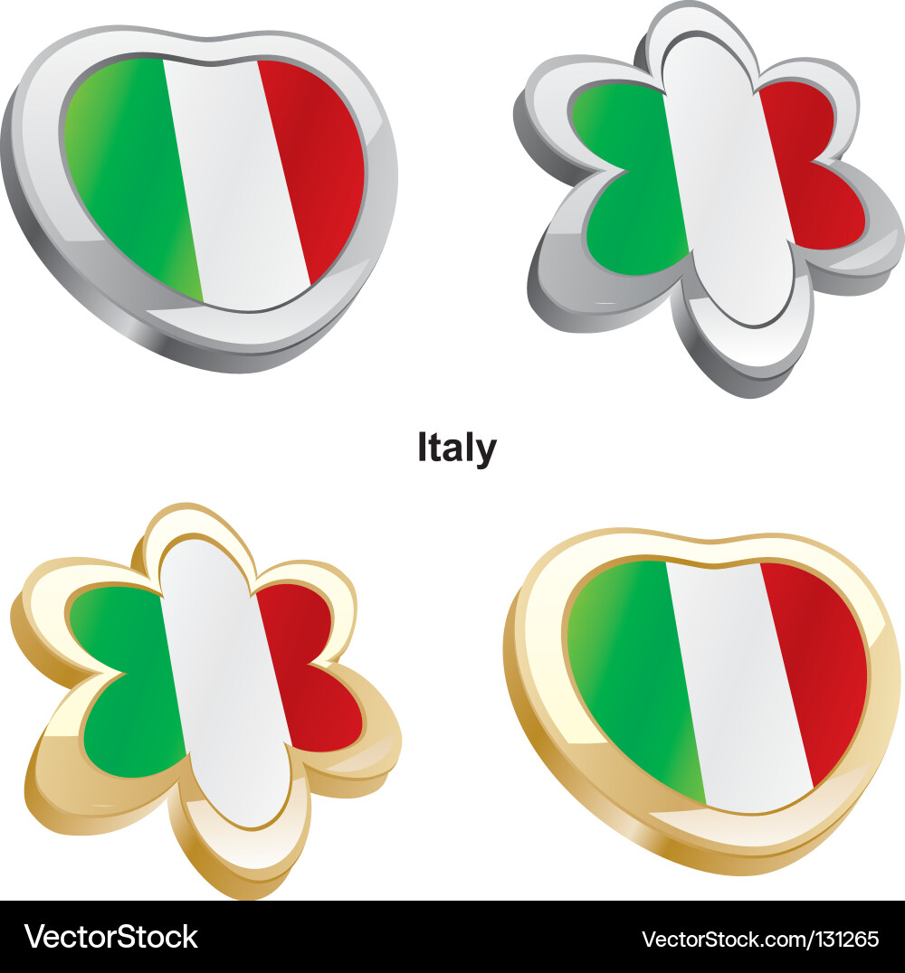 Flag of italy Royalty Free Vector Image - VectorStock