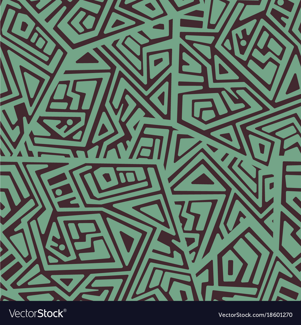 Creative seamless pattern Royalty Free Vector Image