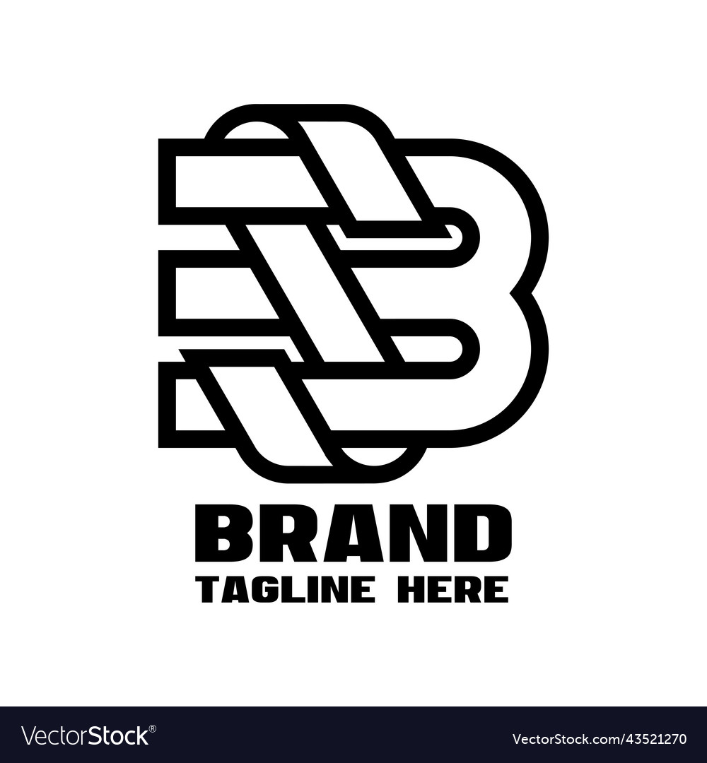 Modern letters bs or sb logo Royalty Free Vector Image Modern letters bs or sb logo Royalty Free Vector Image