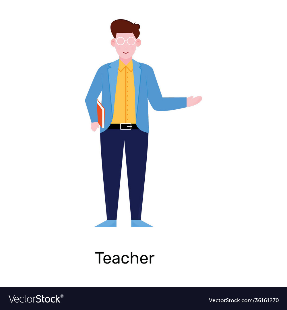 Teacher Royalty Free Vector Image - VectorStock