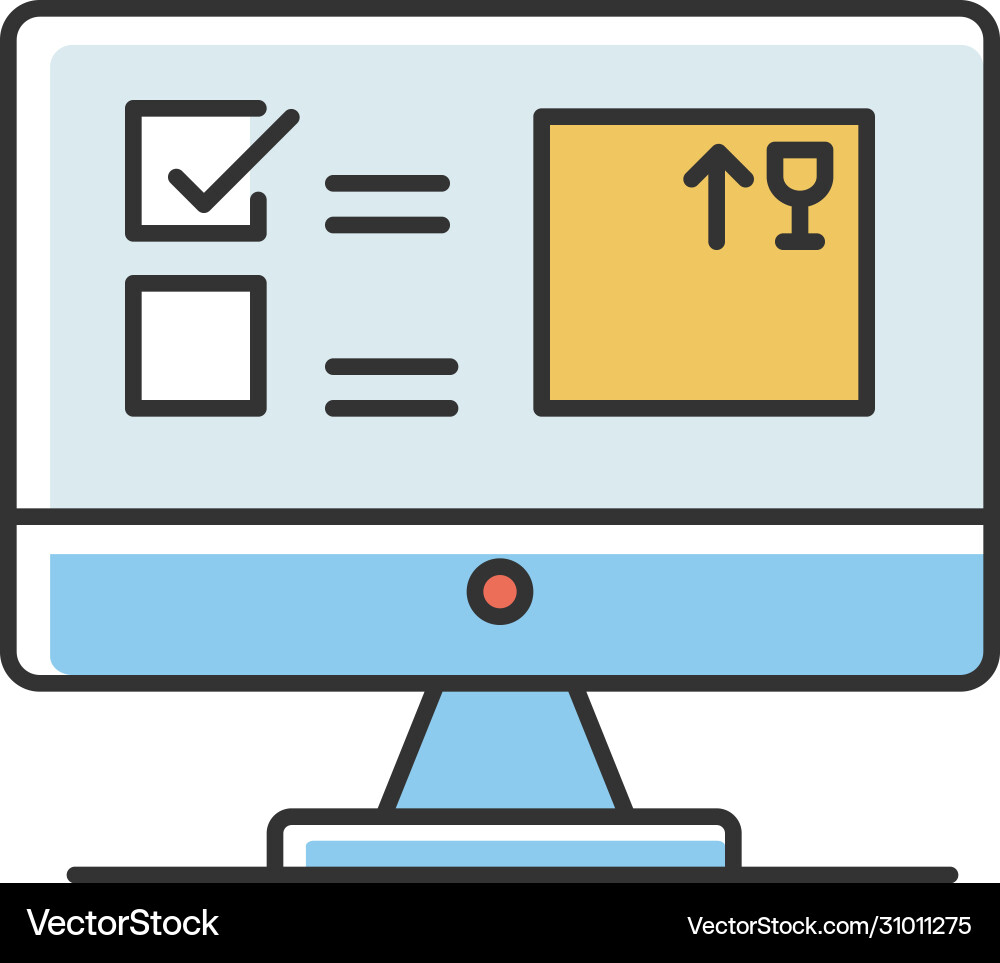 Automated tracking system rgb color icon Vector Image