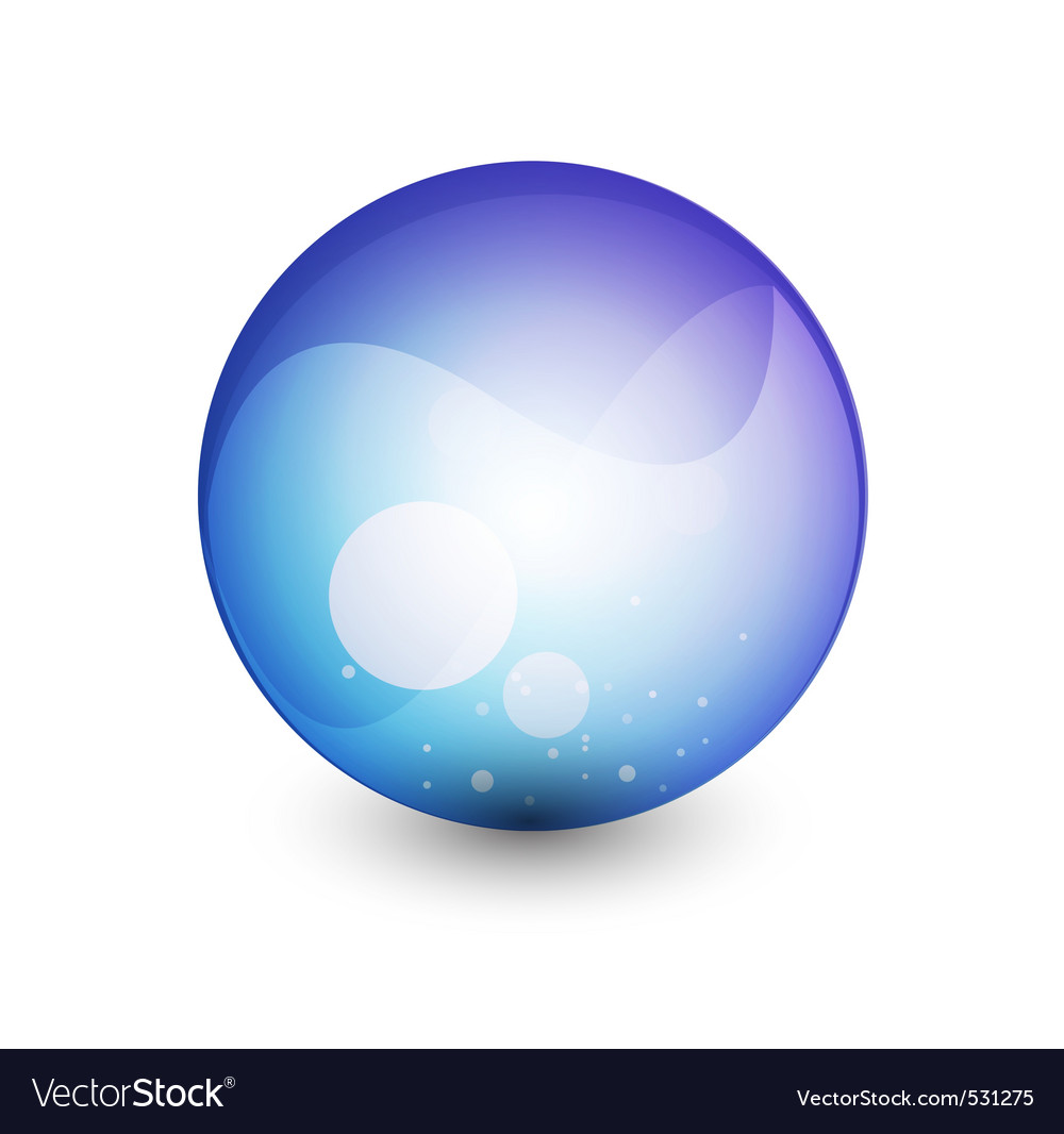 Bubble icon Royalty Free Vector Image - VectorStock