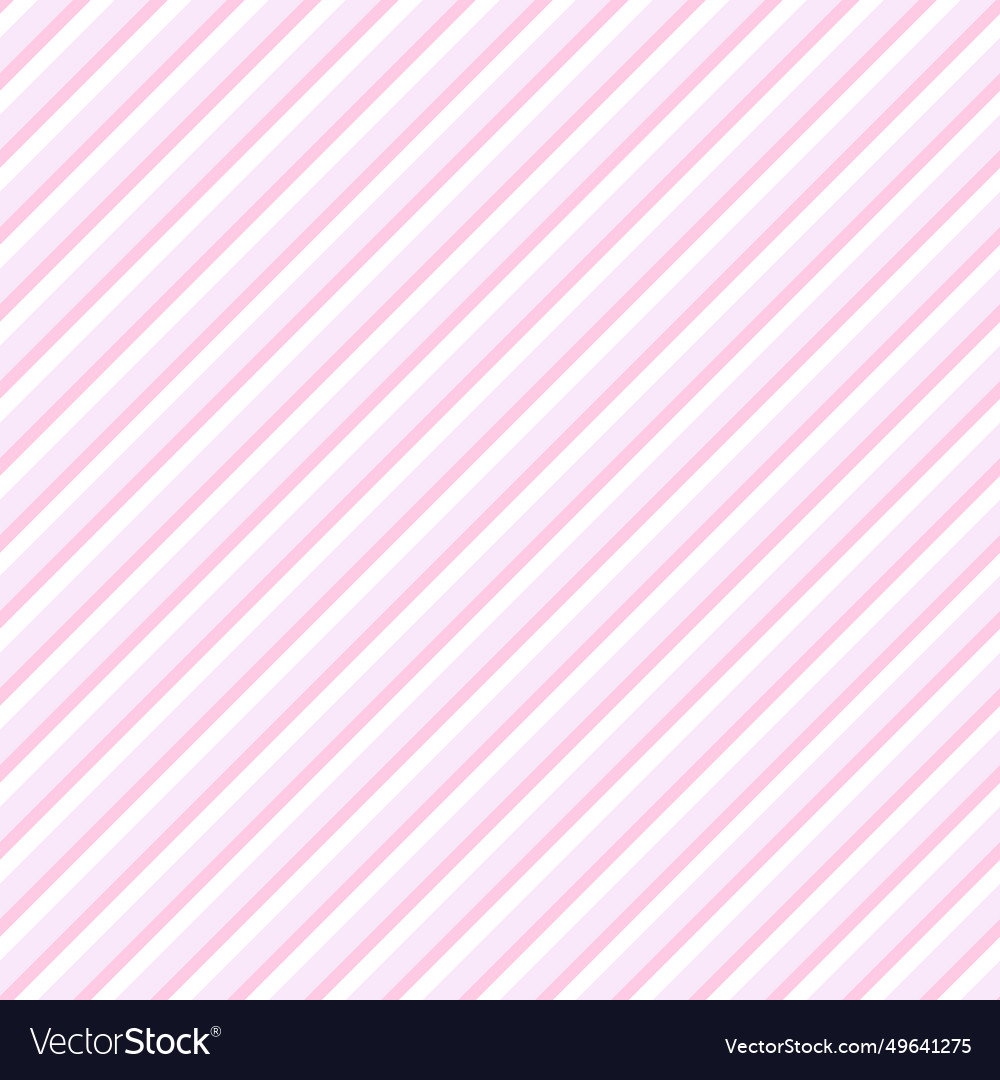 Diagonal pink stripes pattern seamless background Vector Image