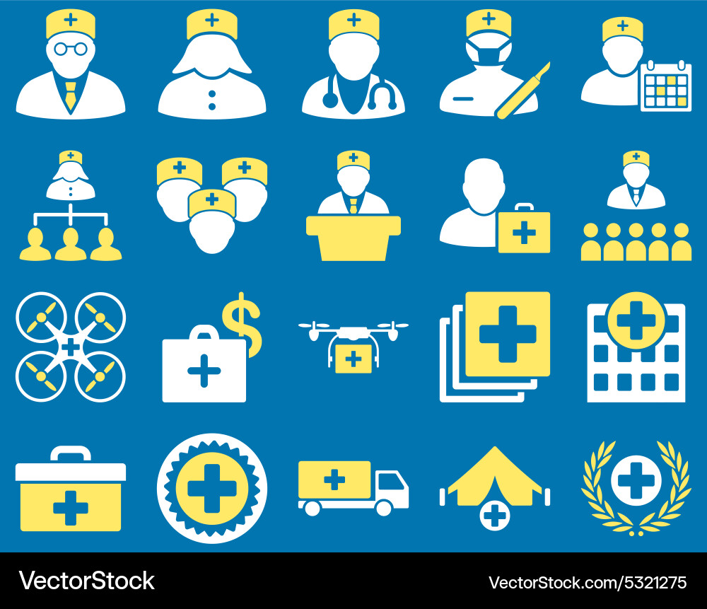 Medical icon set Royalty Free Vector Image - VectorStock