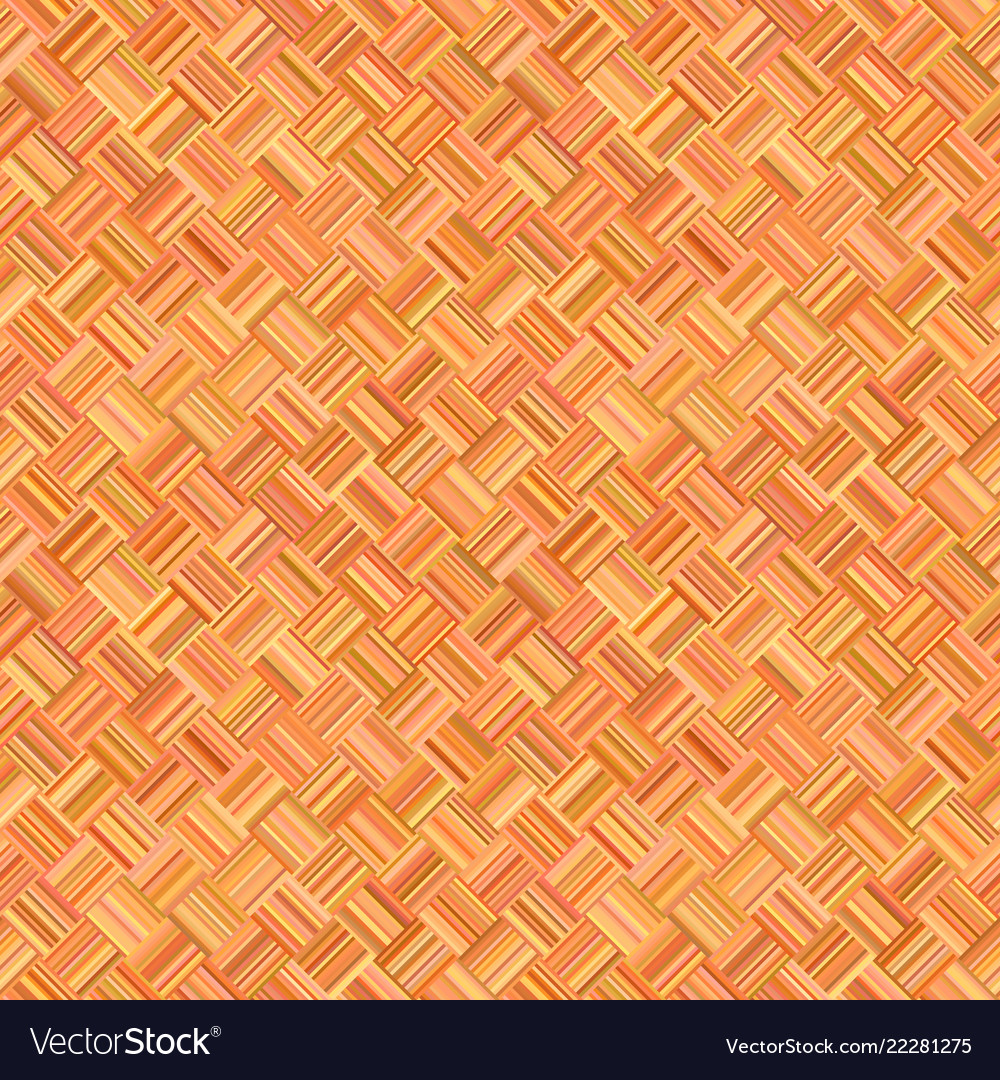 Orange abstract repeating diagonal striped square Vector Image