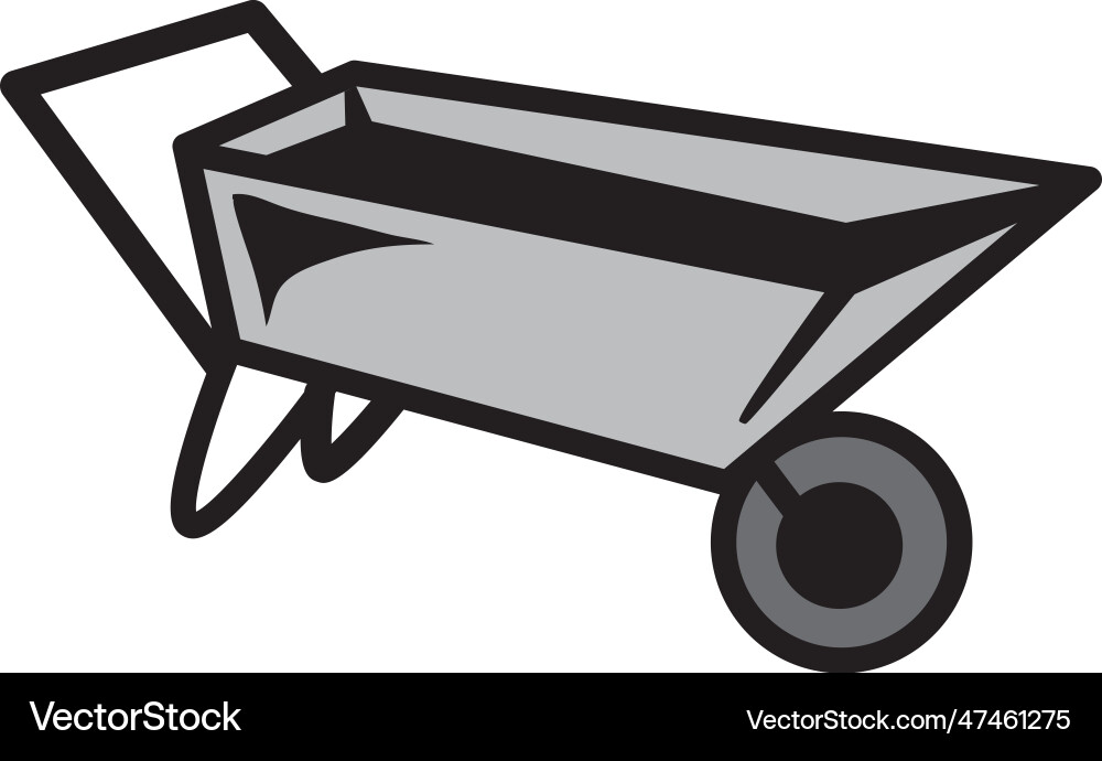 Sand cart cute cartoon Royalty Free Vector Image