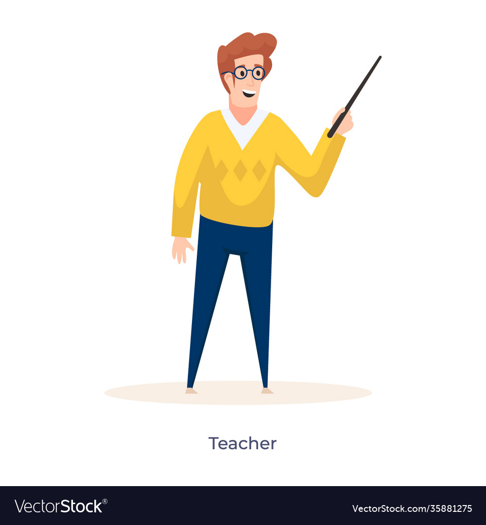 Teacher Royalty Free Vector Image - VectorStock