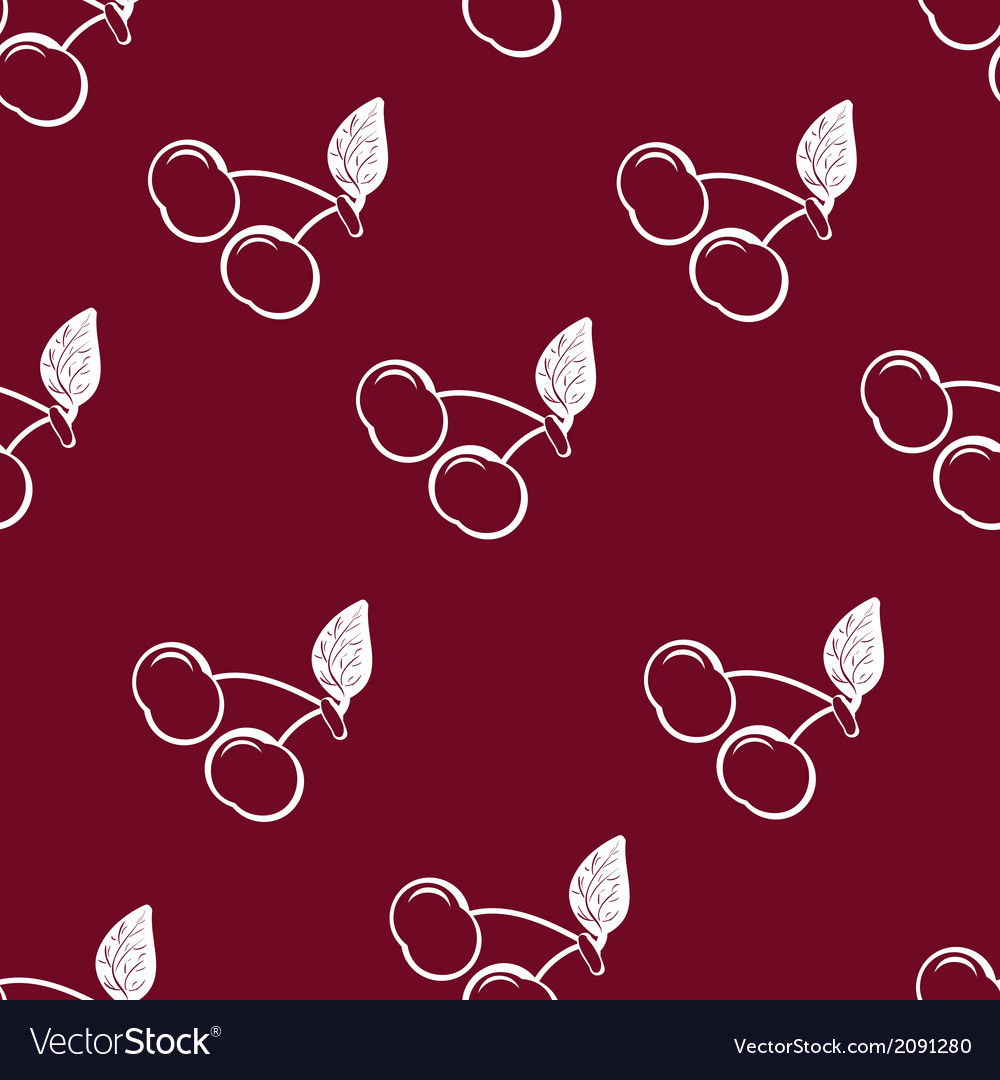 Cherry Royalty Free Vector Image - VectorStock