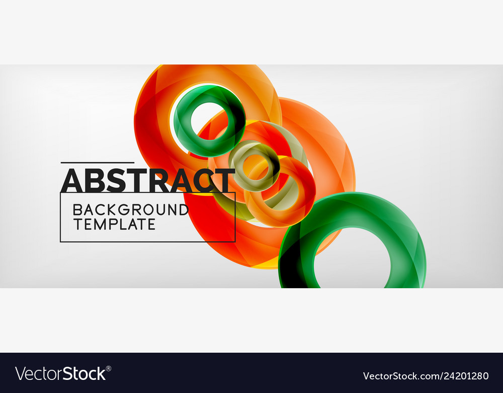 Circles Abstract Background Royalty Free Vector Image