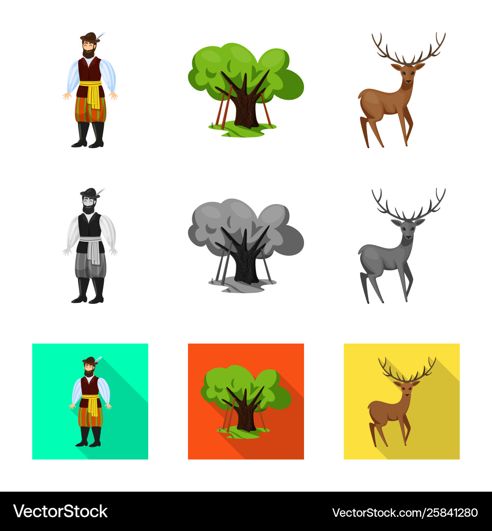 Traditional and tour sign Royalty Free Vector Image