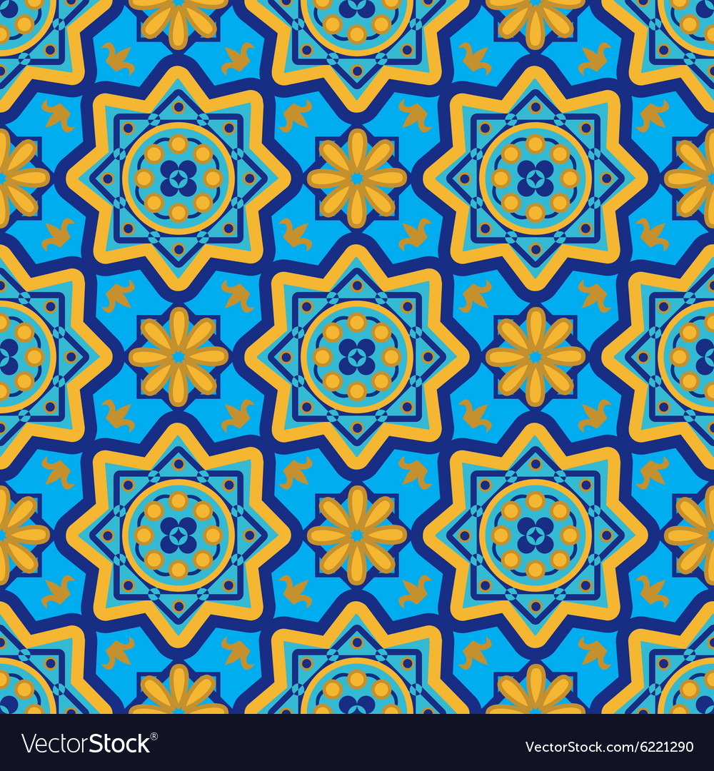 Arabic seamless patterns Royalty Free Vector Image