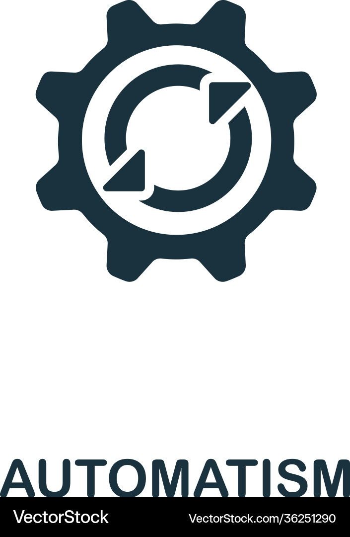 Automatism icon from personal productivity Vector Image