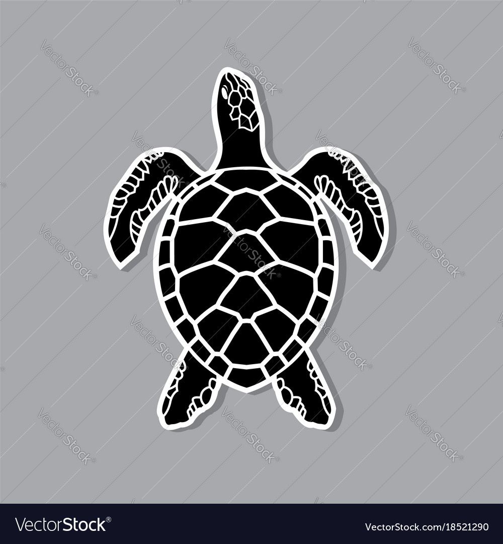 Sea turtle icon Royalty Free Vector Image - VectorStock