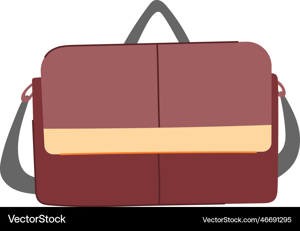 Business briefcase for men cartoon Royalty Free Vector Image