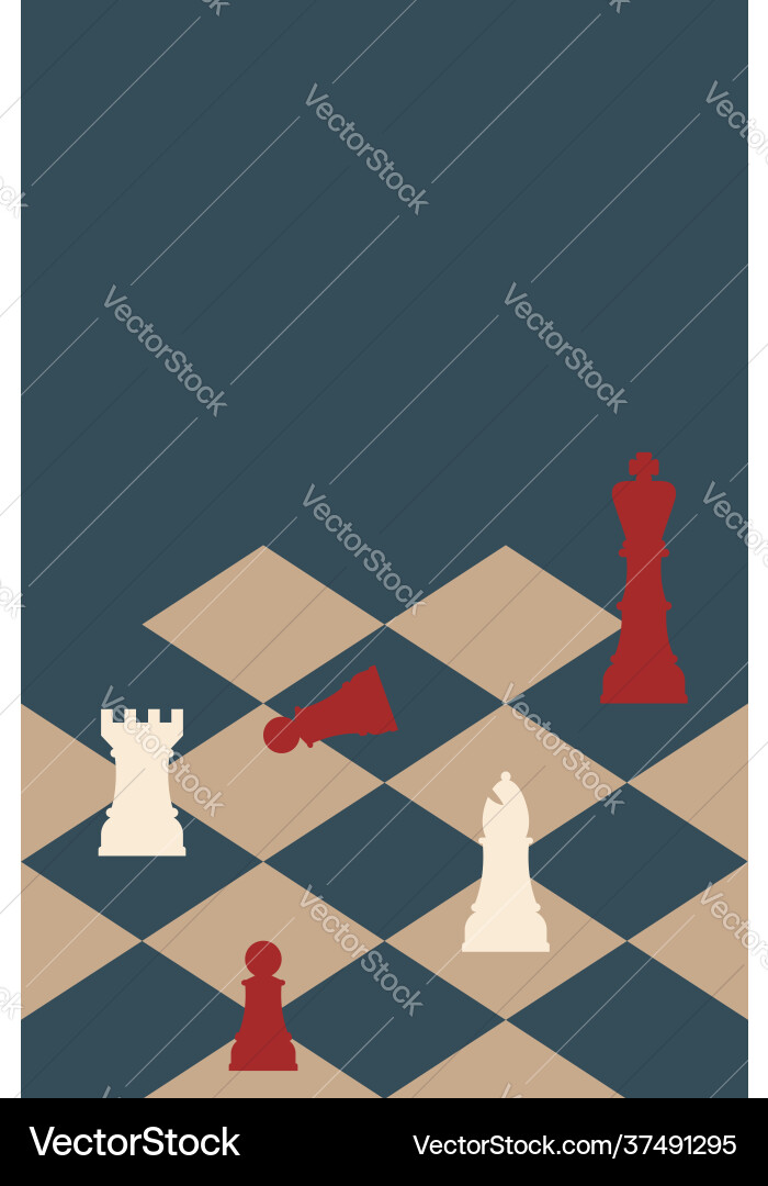 Chess figures design Royalty Free Vector Image