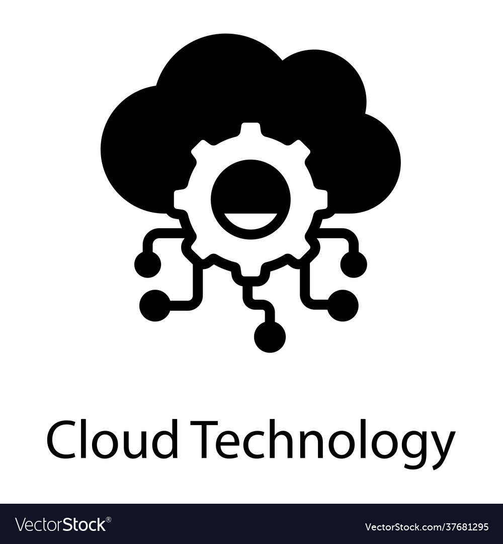 Cloud technology Royalty Free Vector Image - VectorStock