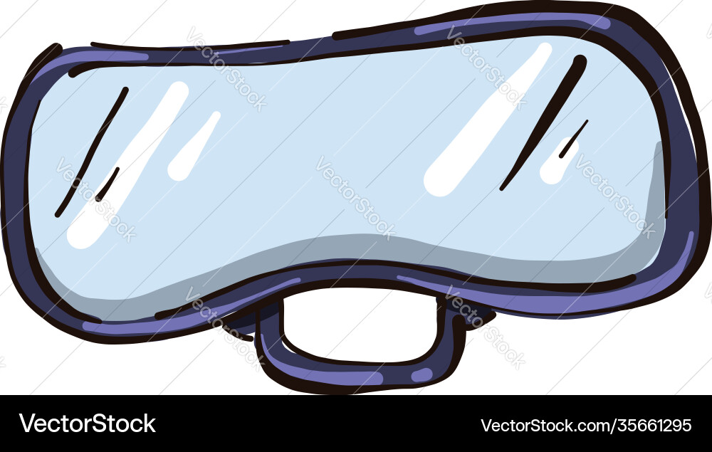 Cool glasses for water on white background Vector Image