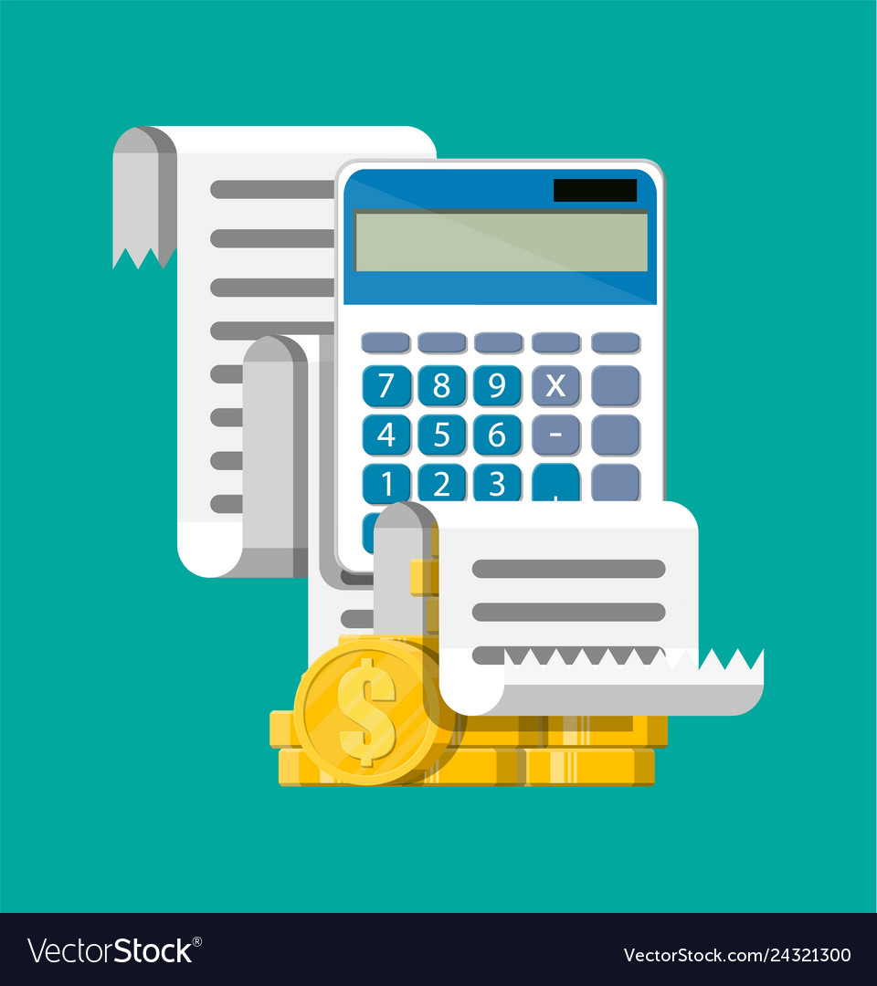 Financial reports statement documents Royalty Free Vector