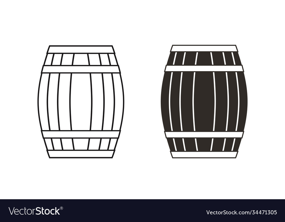 Barrel Royalty Free Vector Image - VectorStock