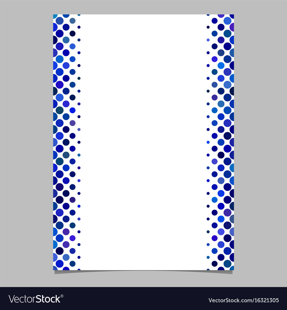 Circle pattern page background template Royalty Free Vector