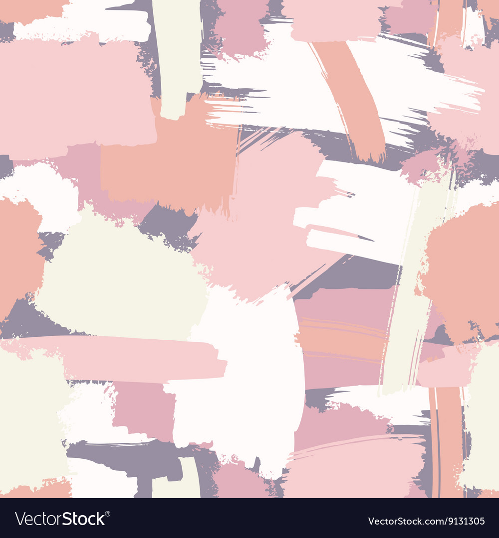 Seamless brush strokes pattern Royalty Free Vector Image