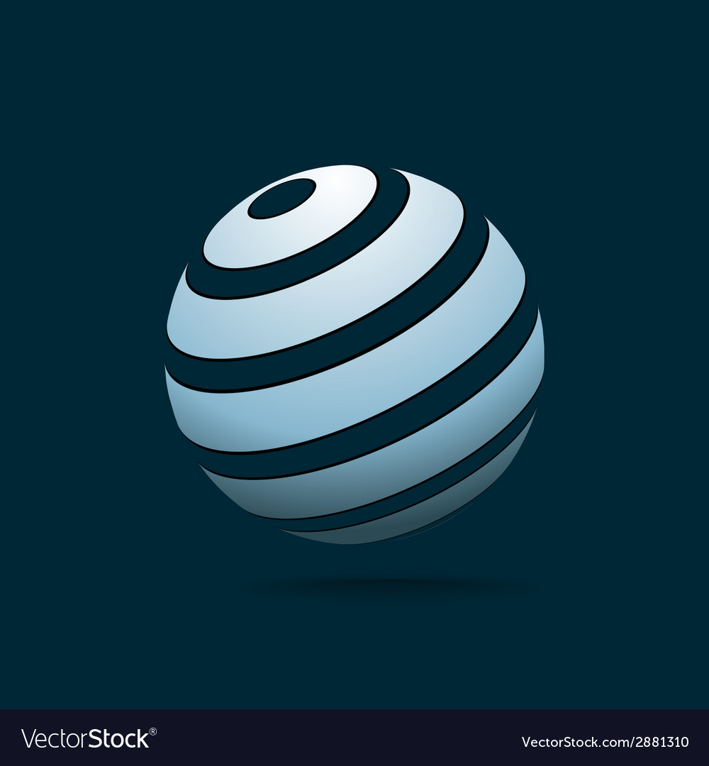 Abstract globe Royalty Free Vector Image - VectorStock