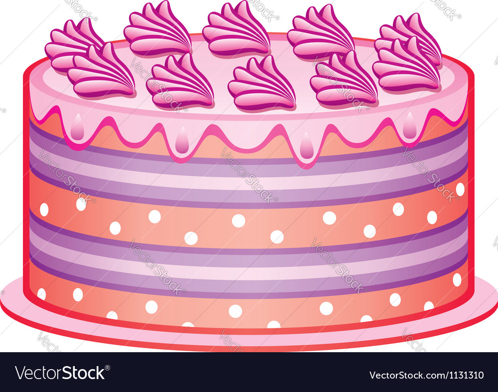 Cake Royalty Free Vector Image - VectorStock
