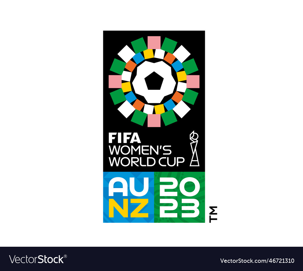 Fifa Womens World Cup Australie New Zealand 2023 Vector Image