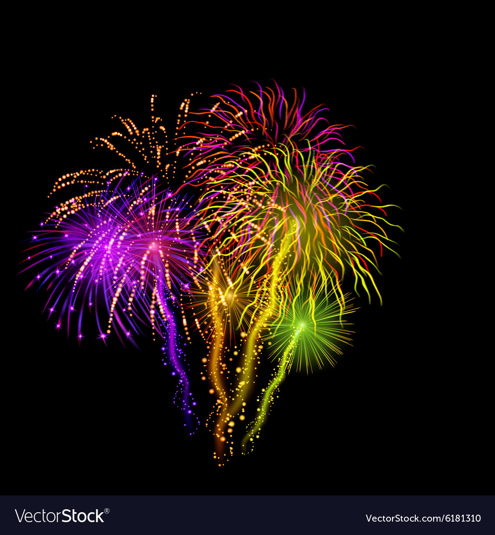 Firework Royalty Free Vector Image - VectorStock