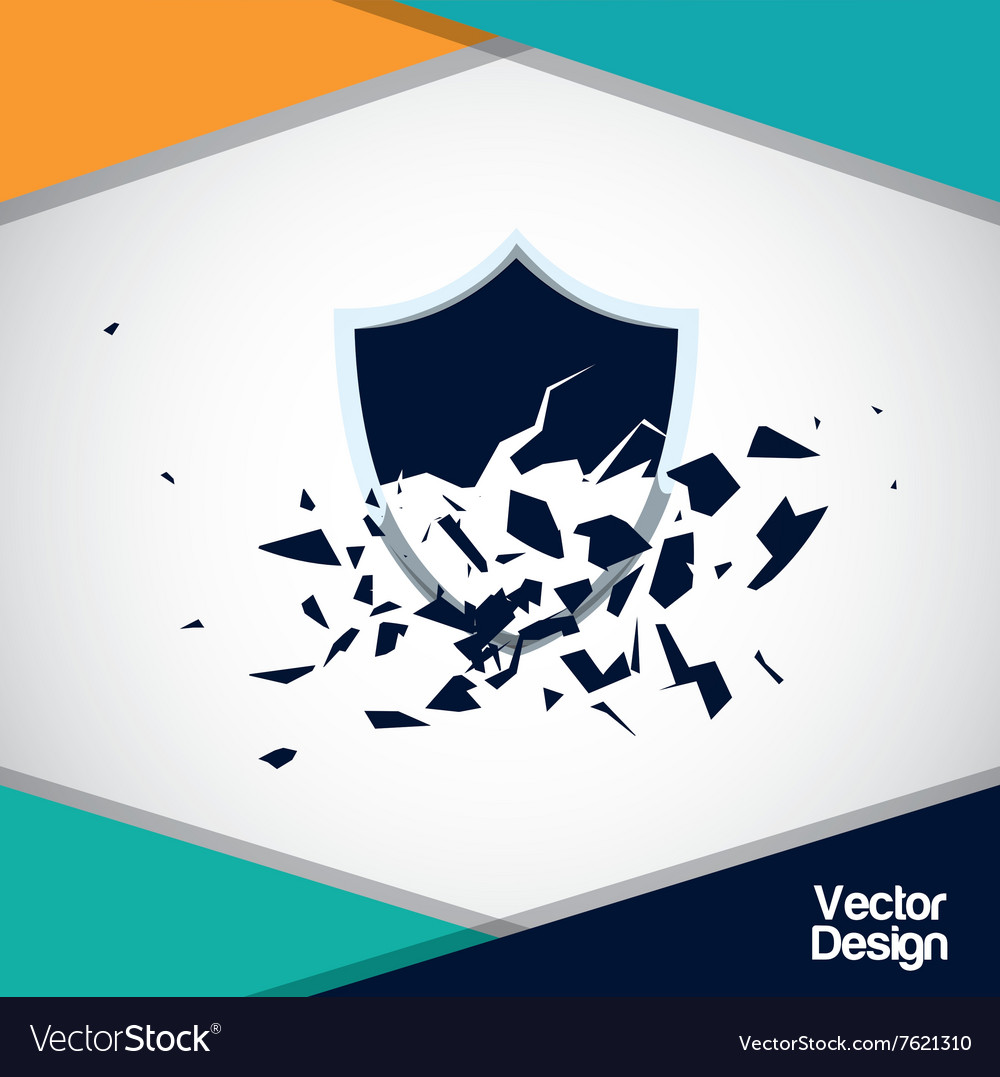 Security system design Royalty Free Vector Image