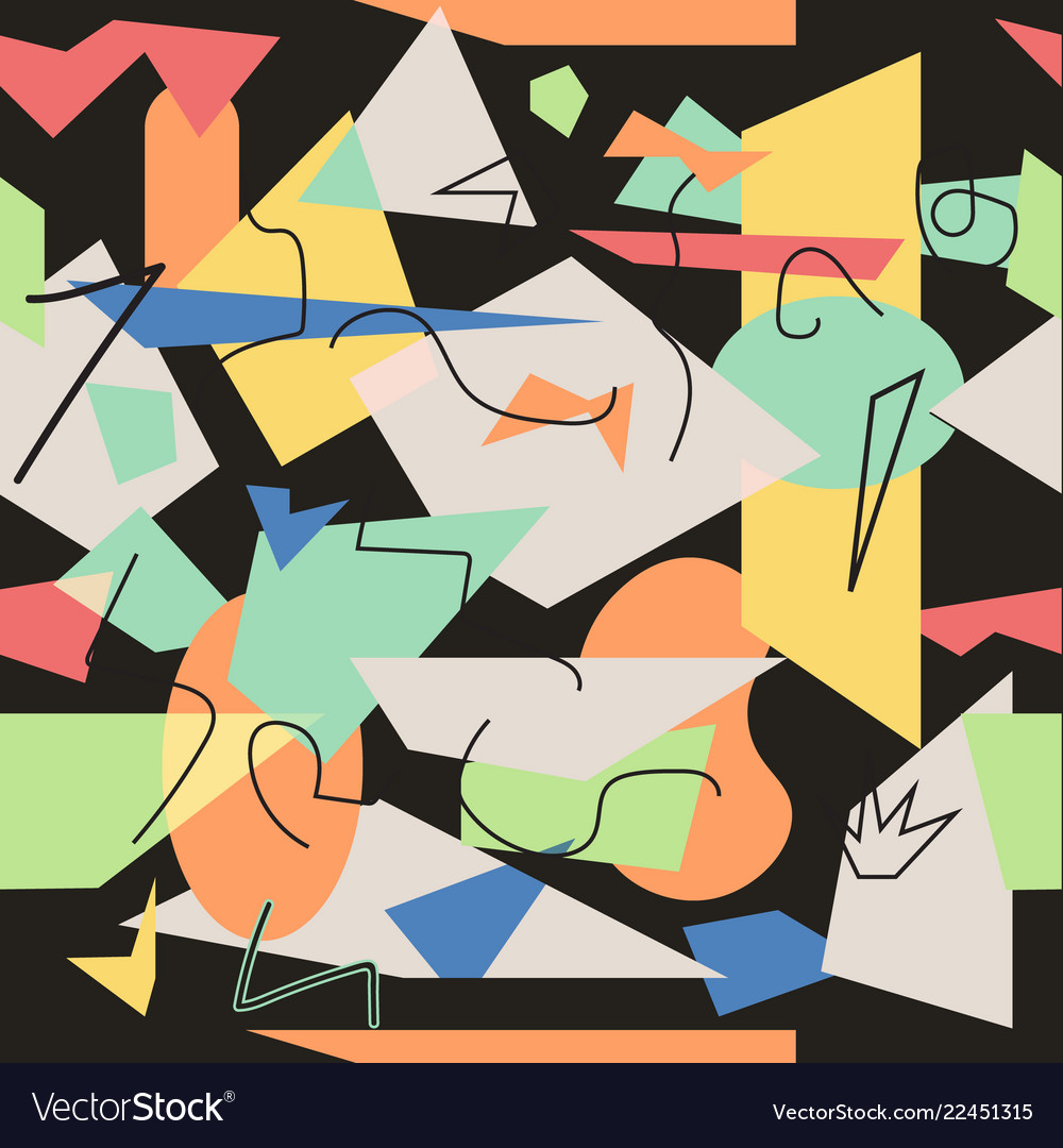 Creative doodle art pattern Royalty Free Vector Image