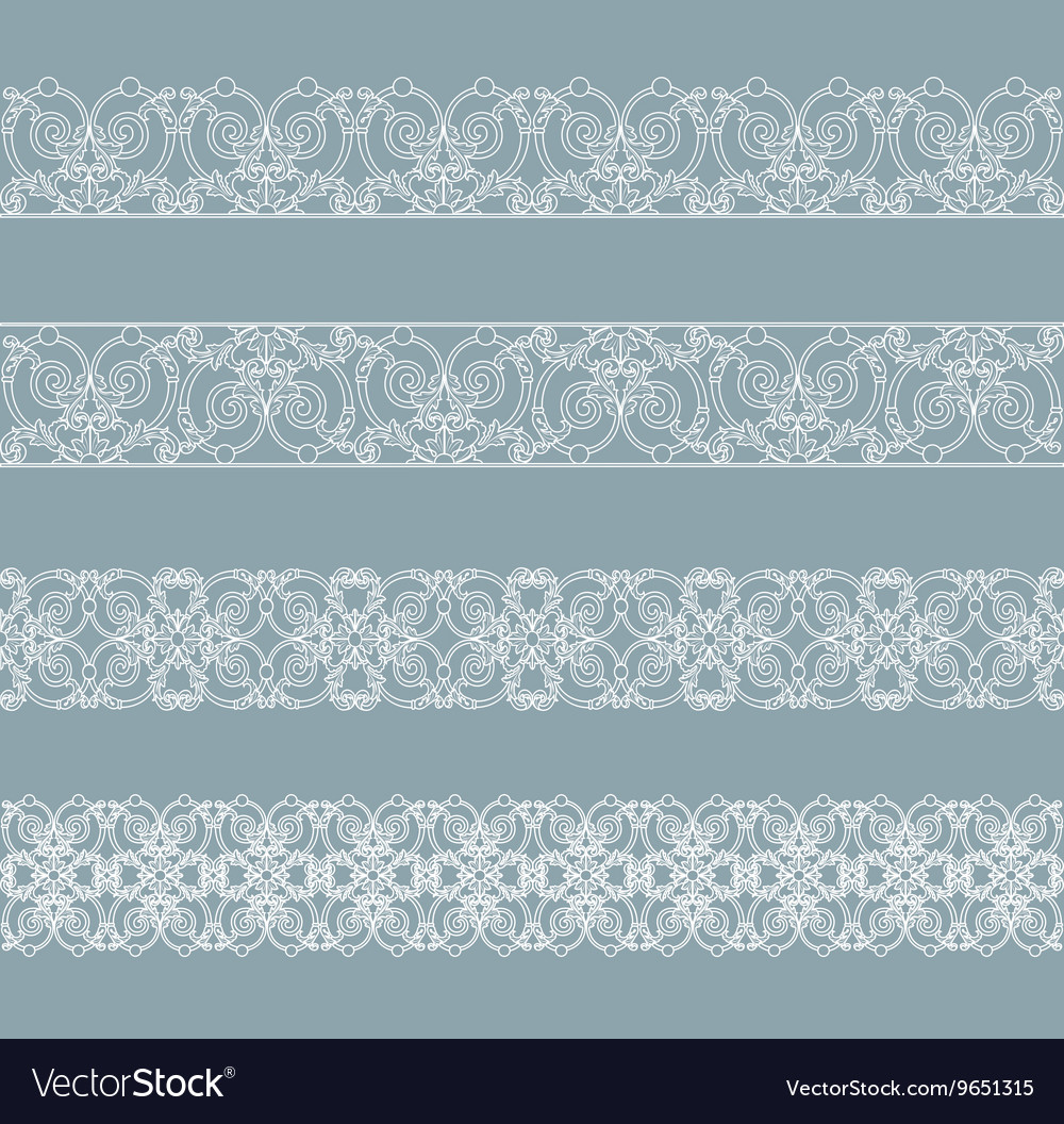 Set of borders Royalty Free Vector Image - VectorStock