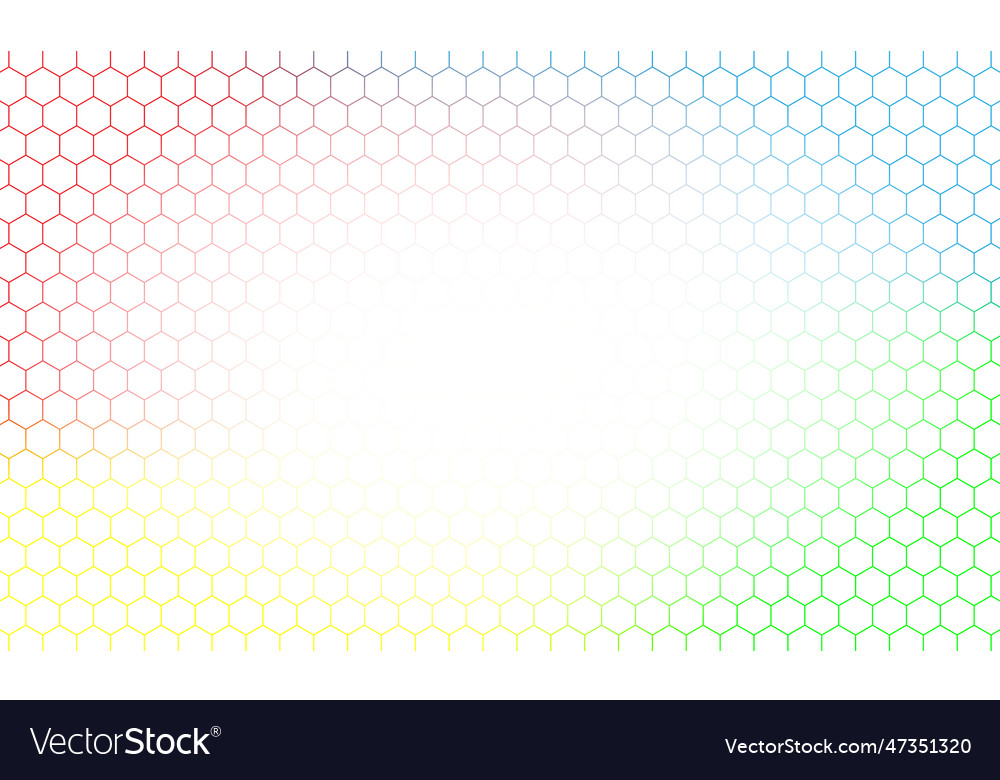 Abstract colorful hexagonal background Royalty Free Vector