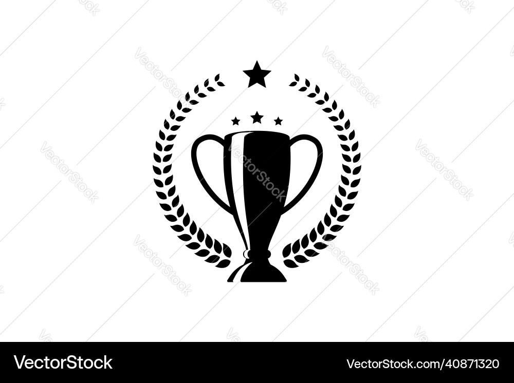 Best champions cup trophy design champion Vector Image