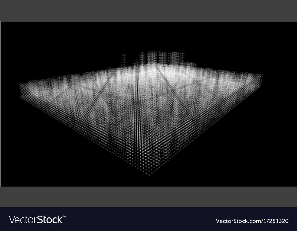 Distributed database large data from white dots Vector Image