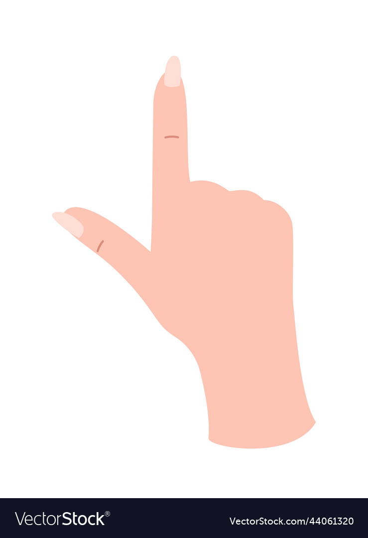 Hand pose icon Royalty Free Vector Image - VectorStock