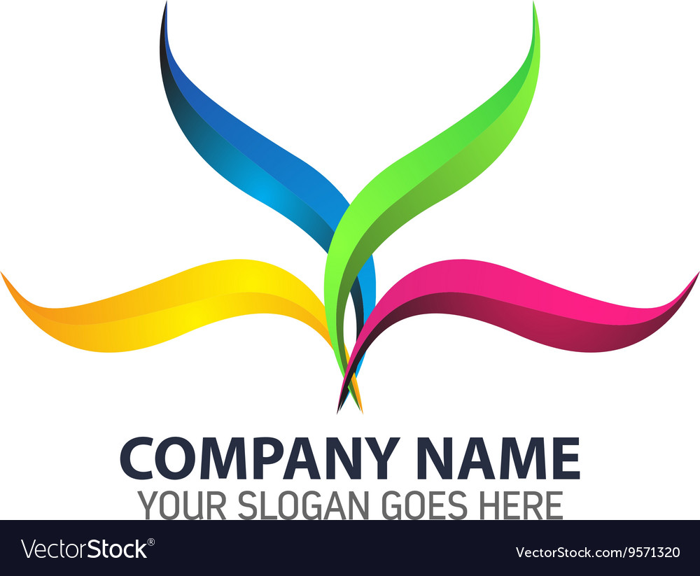 Leaf element logo icon Royalty Free Vector Image