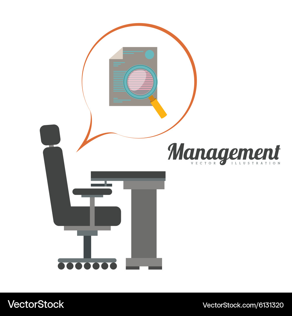 Management design Royalty Free Vector Image - VectorStock