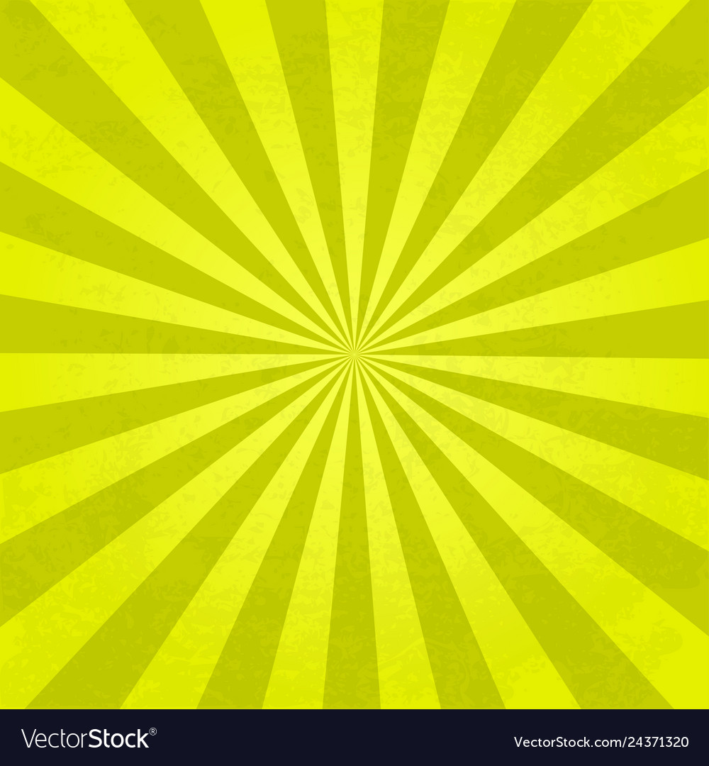 Rays background yellow Royalty Free Vector Image