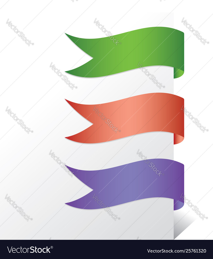 Wave flags Royalty Free Vector Image - VectorStock