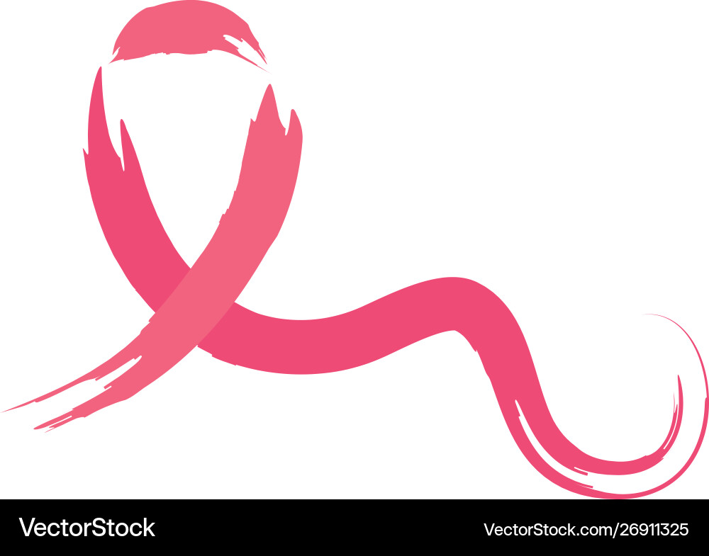 Breast cancer symbol Royalty Free Vector Image