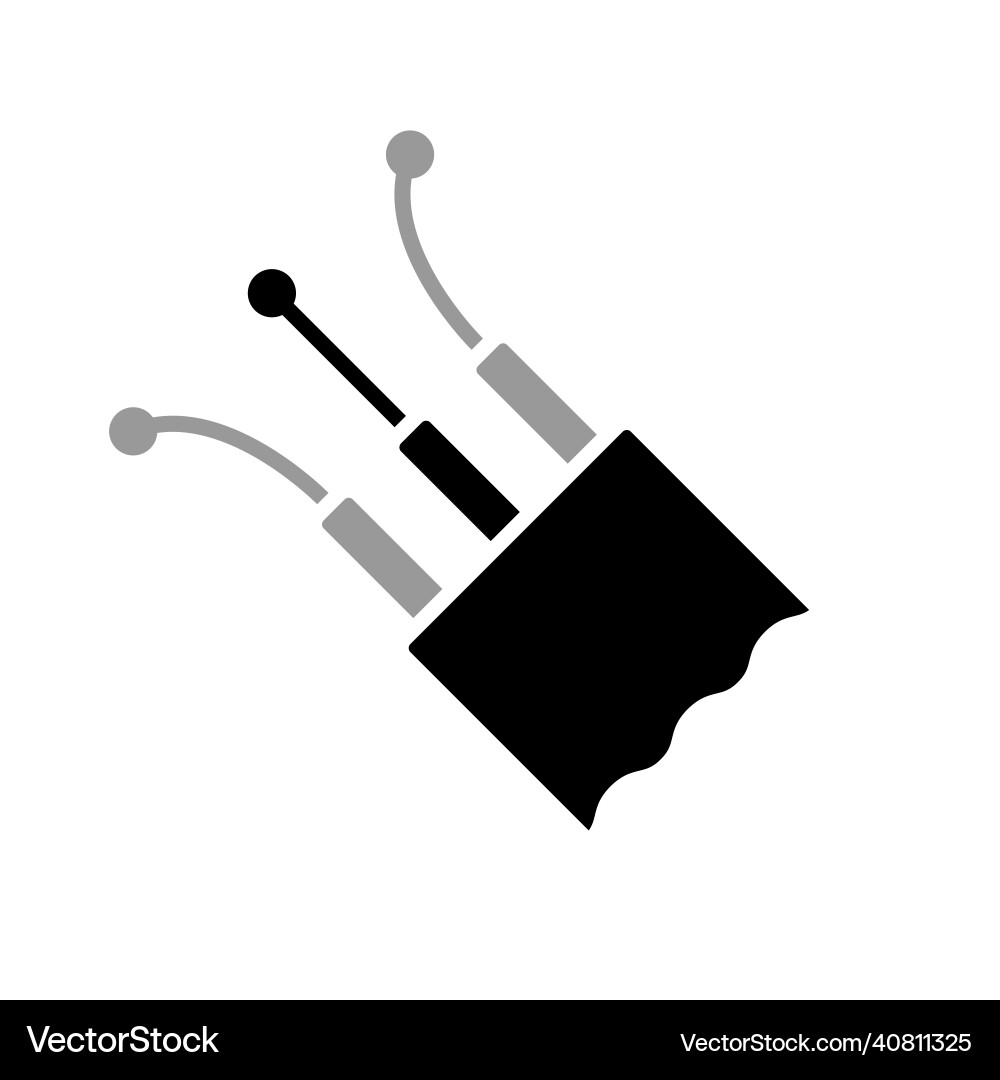 Graphic of wire icon Royalty Free Vector Image