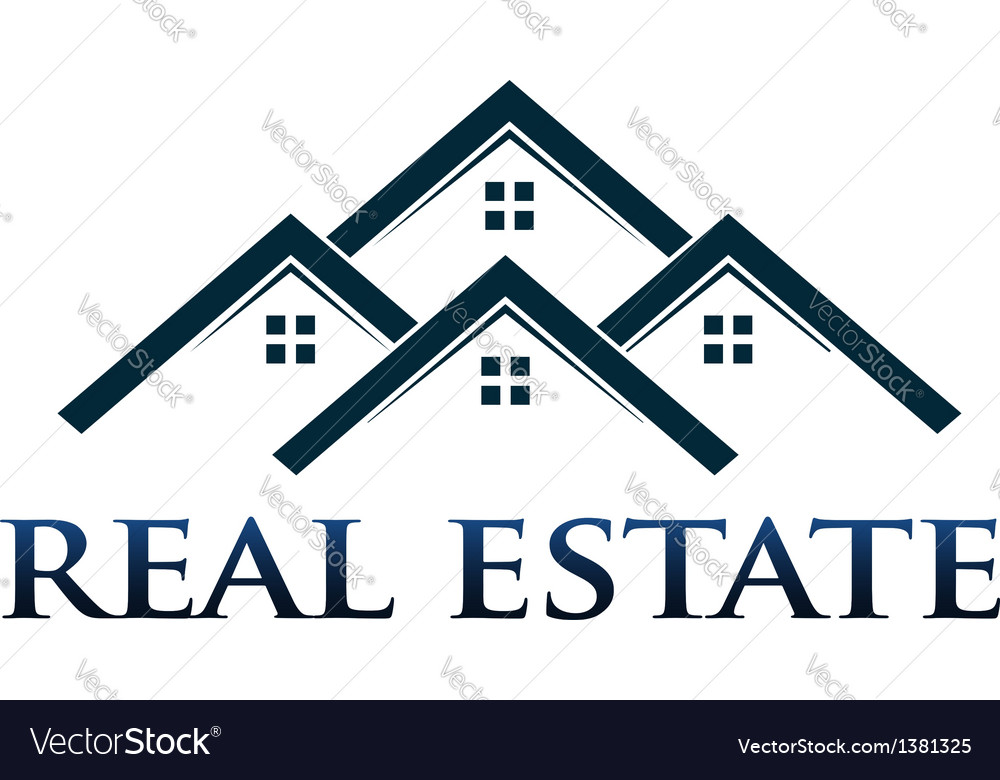 Houses apartments logo design element Royalty Free Vector Houses apartments logo design element Royalty Free Vector