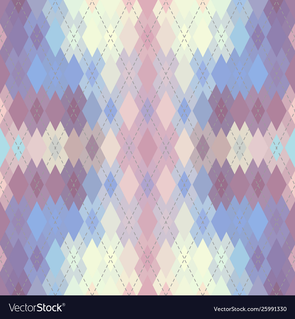 Argyle seamless pattern background Royalty Free Vector Image