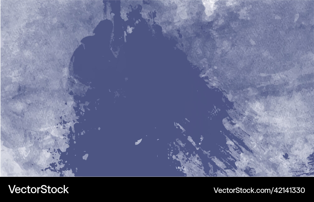 Blue watercolor background for your design Vector Image