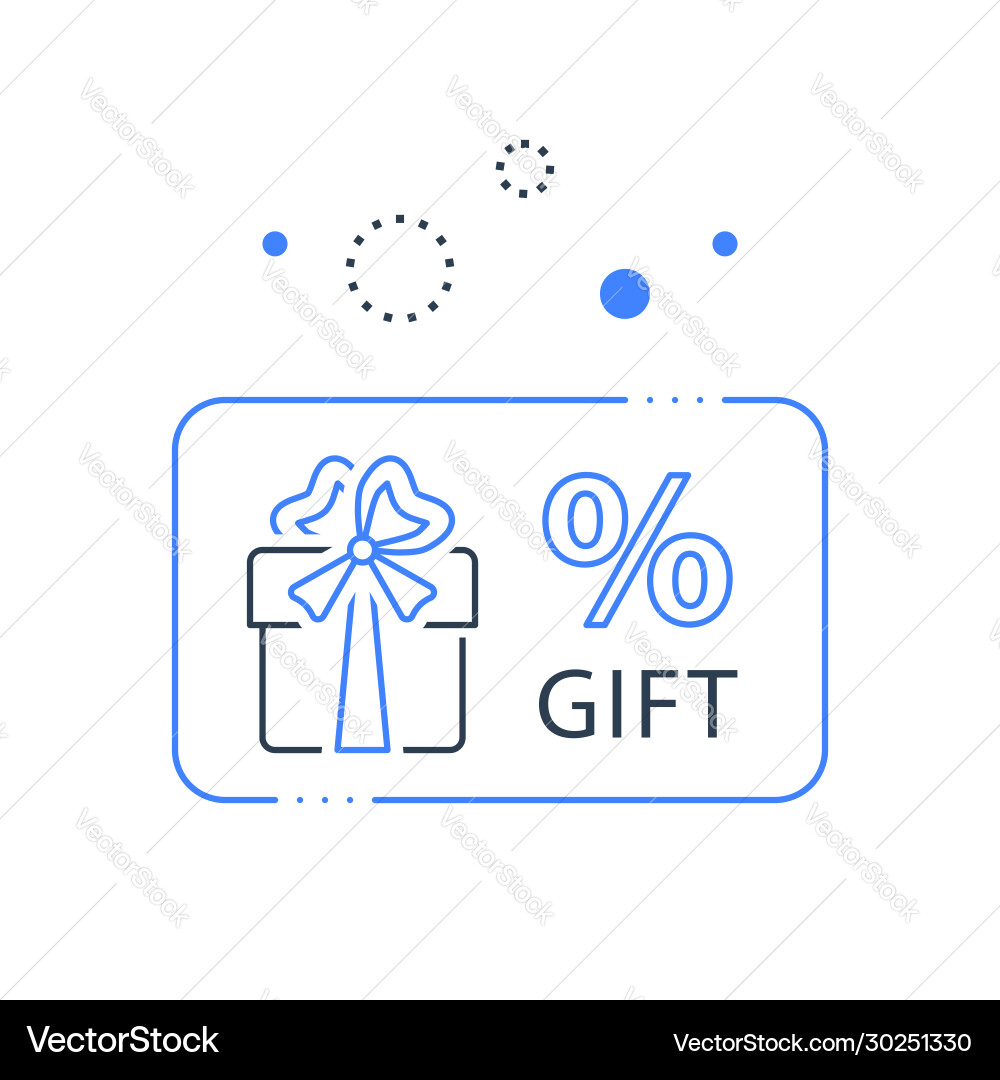 Special reward prize giveaway loyalty present Vector Image