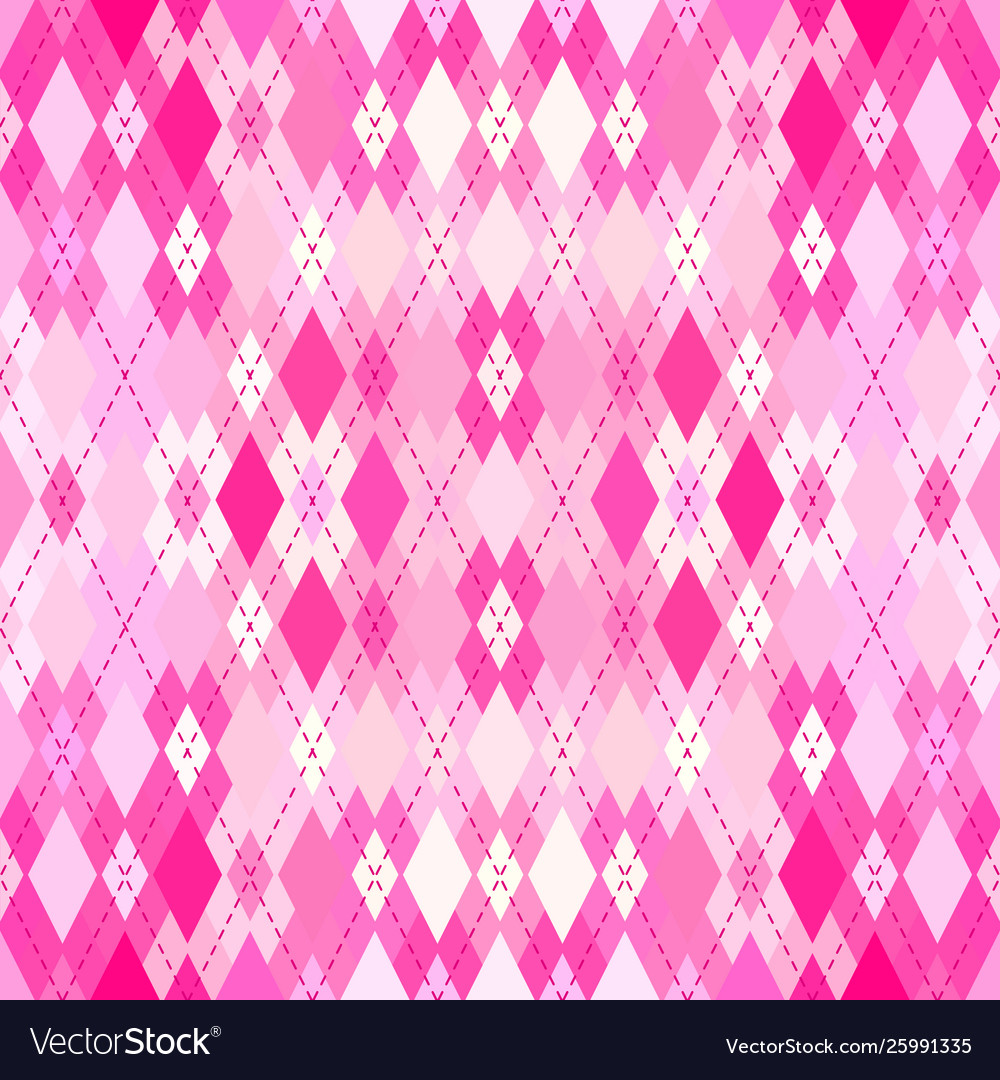 Argyle seamless pattern background Royalty Free Vector Image